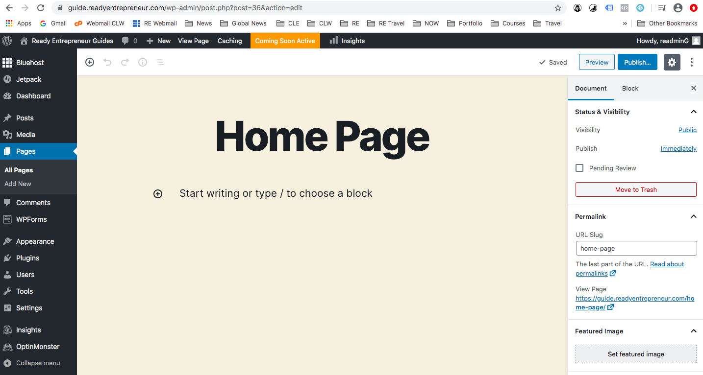 Create a Website – Ready Entrepreneur Guides